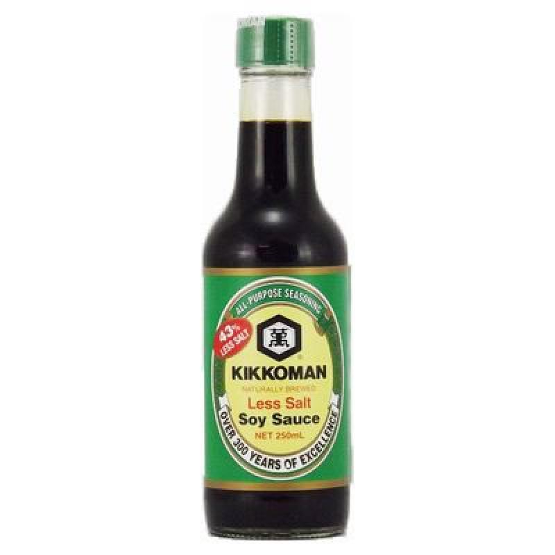 KIKKOMAN Less Salt Soy Sauce 250ml – KHEGO