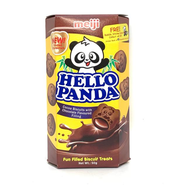 MEIJI Hello Panda Biscuit with Chocolate Flavour Filling 50g – KHEGO