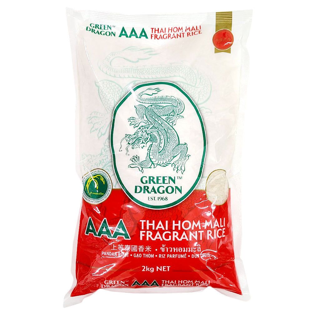 GREEN DRAGON Thai Jasmine Rice 2kg – KHEGO