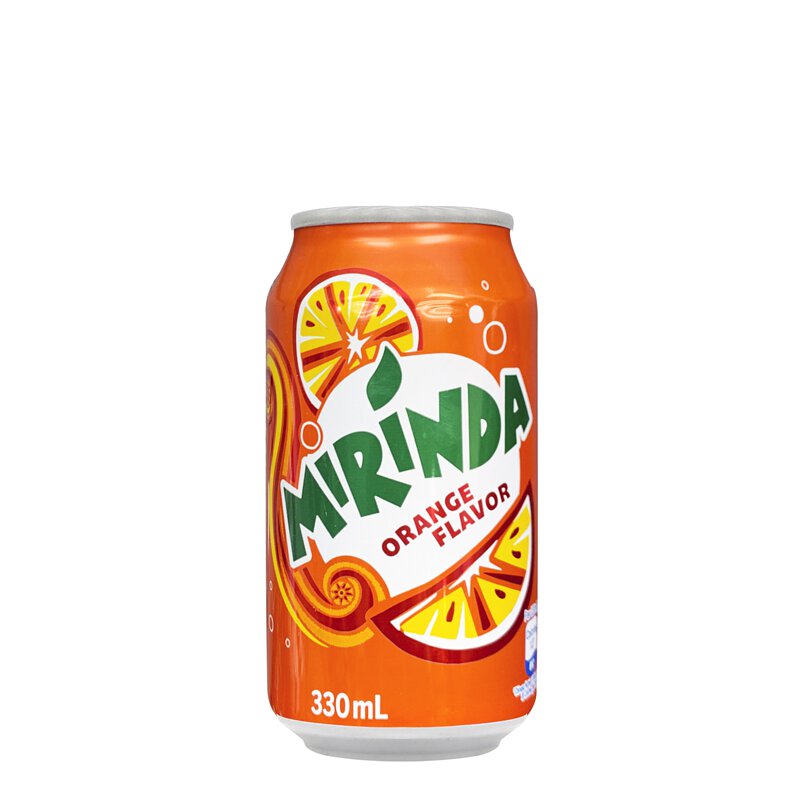 MIRINDA Fruity Soda-Orange 330ml – KHEGO