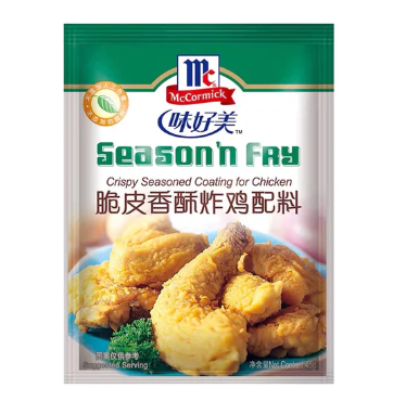 MCCORMICK Seasoning Fry Crispy Seasoned Coating for Chicken 45g – KHEGO
