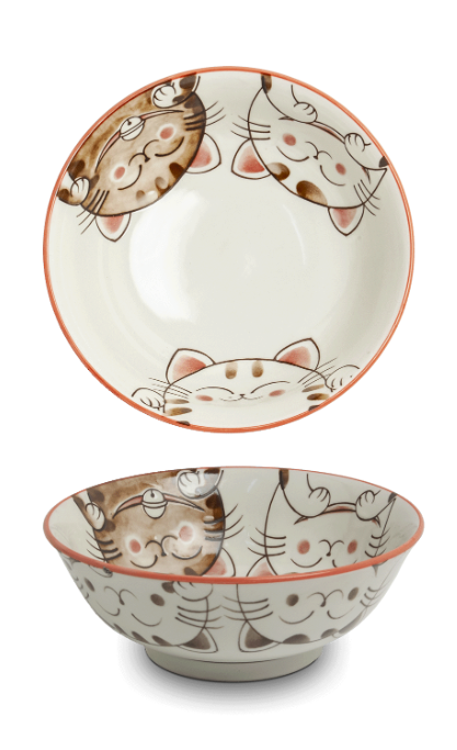 EMRO 6040006 Bowl Neko 15.8x4cm – KHEGO